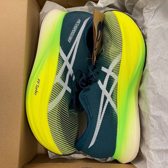 Asics | Shoes | Asics Metaspeed Sky Velvet Pinesafety Yellow Racing ...